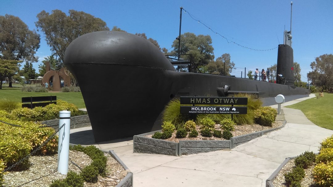 HMAS Otway Submarine Holbrook The Hume Highway